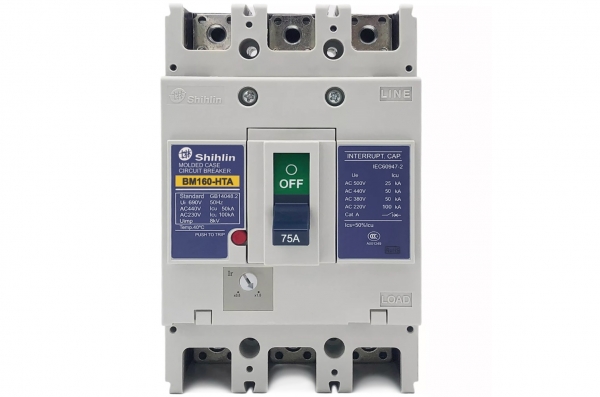 MCCB 3P 75A 50kA Shihlin - BM 160-HTA