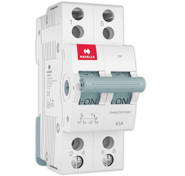 Cầu Dao Đảo MTS 2P 40A Havells - DHMGODPX040