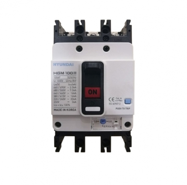 MCCB 3P 32A 16kA Huyndai - HGM100E- F