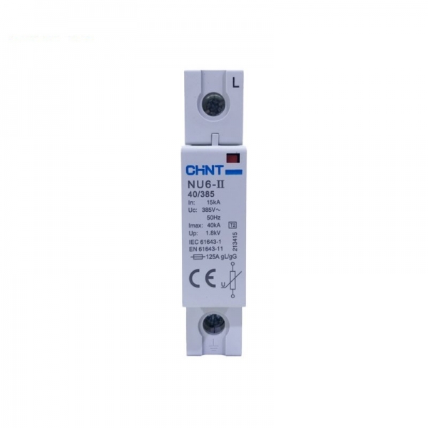 SPD Chống Sét Lan Truyền 1P 65kA 440V Chint - NU6-IIG 65kA/440V 1P