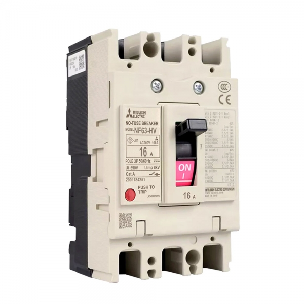 ELCB 3P 50A 10kA Mitsubishi - NV63-HV 3P 50A 30mA