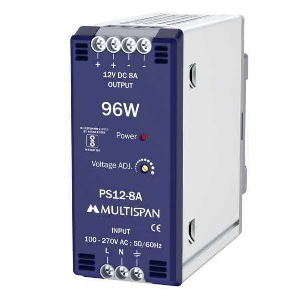Bộ Chuyển Nguồn Điện 12VDC 8A Multispan - PS12-8A