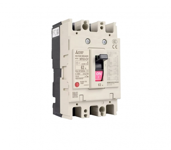 MCCB 3P 12A 5kA Mitsubishi - NF63-CV 3P 12A MB