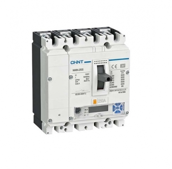 MCCB 4P 350A 50kA Chint - NM8N-400S TM 350 4C