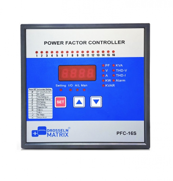Bộ Điều Khiển Tụ Bù 16 Cấp Drosseln Matrix - PFC-16S