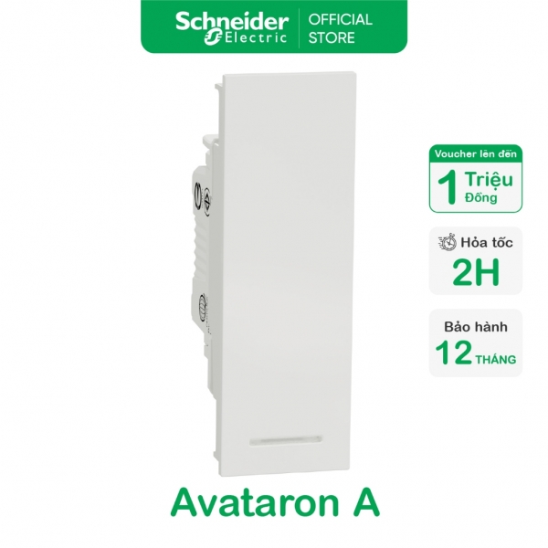 Công Tắc 1 Chiều Màu Trắng Schneider - M3T31_1F_WE
