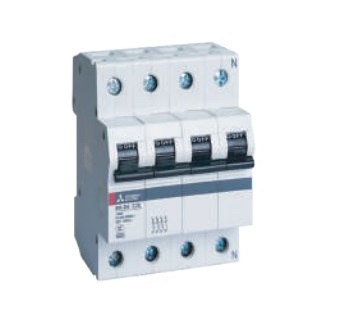 MCB 4P 20A 10kA Mitsubishi - BH-D10 4P 20A C N