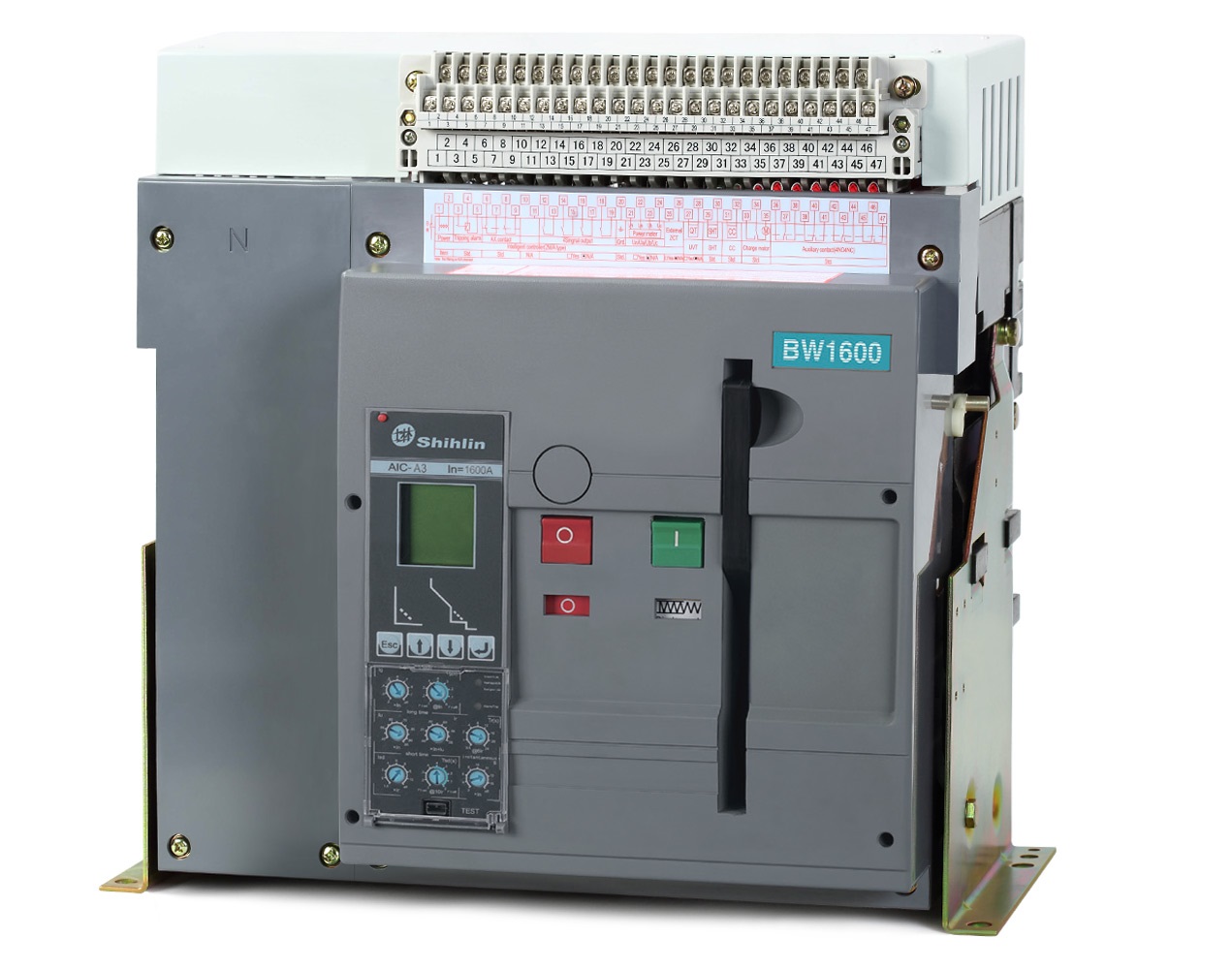 Máy Cắt Không Khí ACB 4P FIXED 1000A 65kA Shihlin - BW 1600-SN