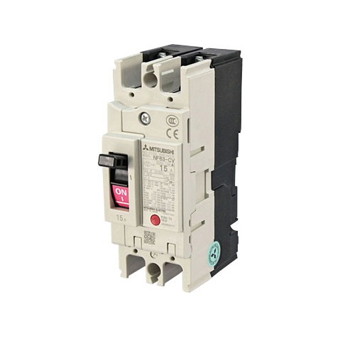 MCCB 2P 7.5kA 230VAC Mitsubishi - NF63-CV 2P 50A