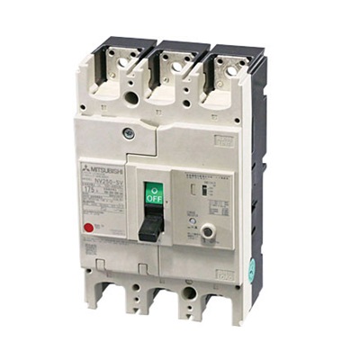 ELCB 3P 200A 36kA Mitsubishi - NV250-SV 3P 200A 30mA CE