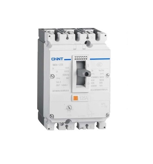 MCCB 3P 125A 36kA Chint - NM8N-125C TM 125 3P